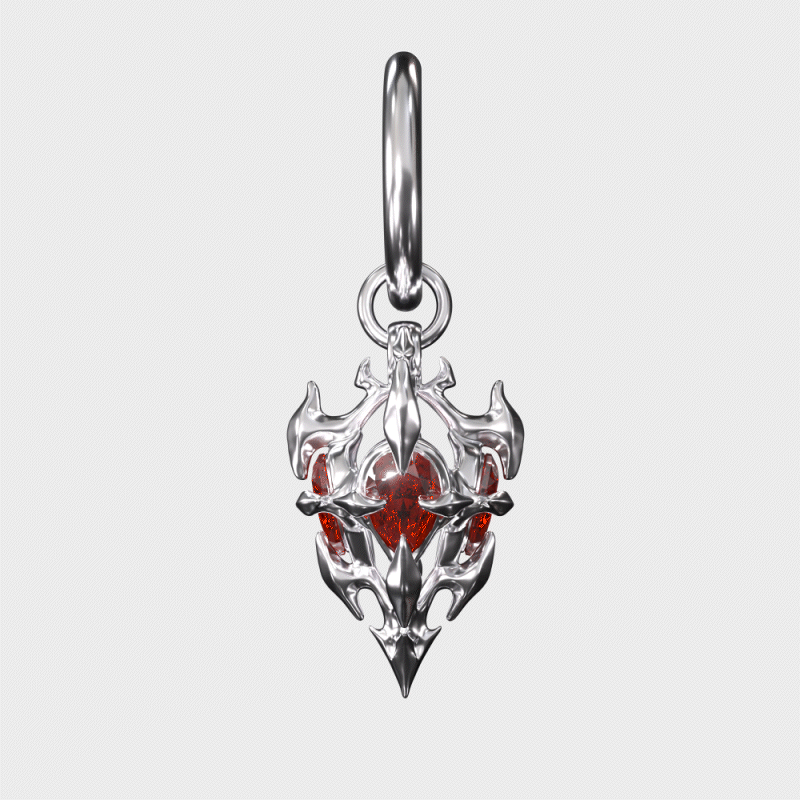 Grail - Red Earrings – KUURTH