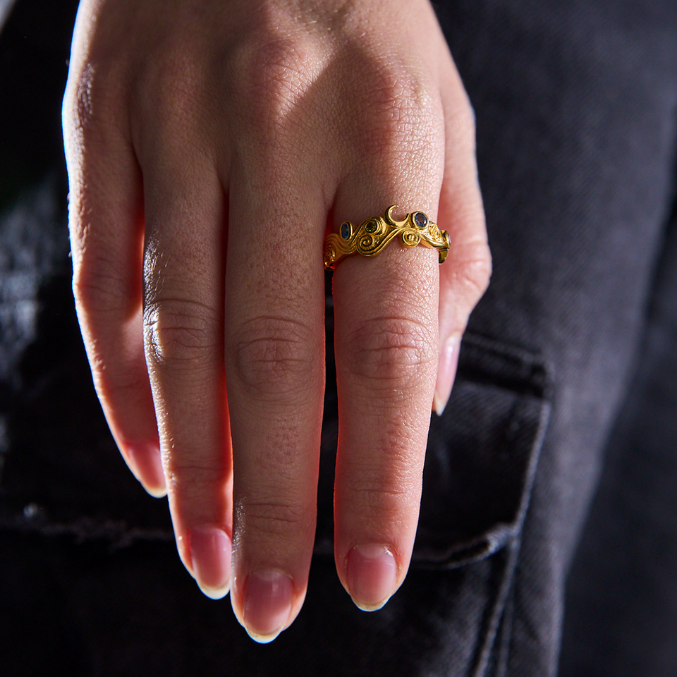 Starry Night - Gold Ring – KUURTH