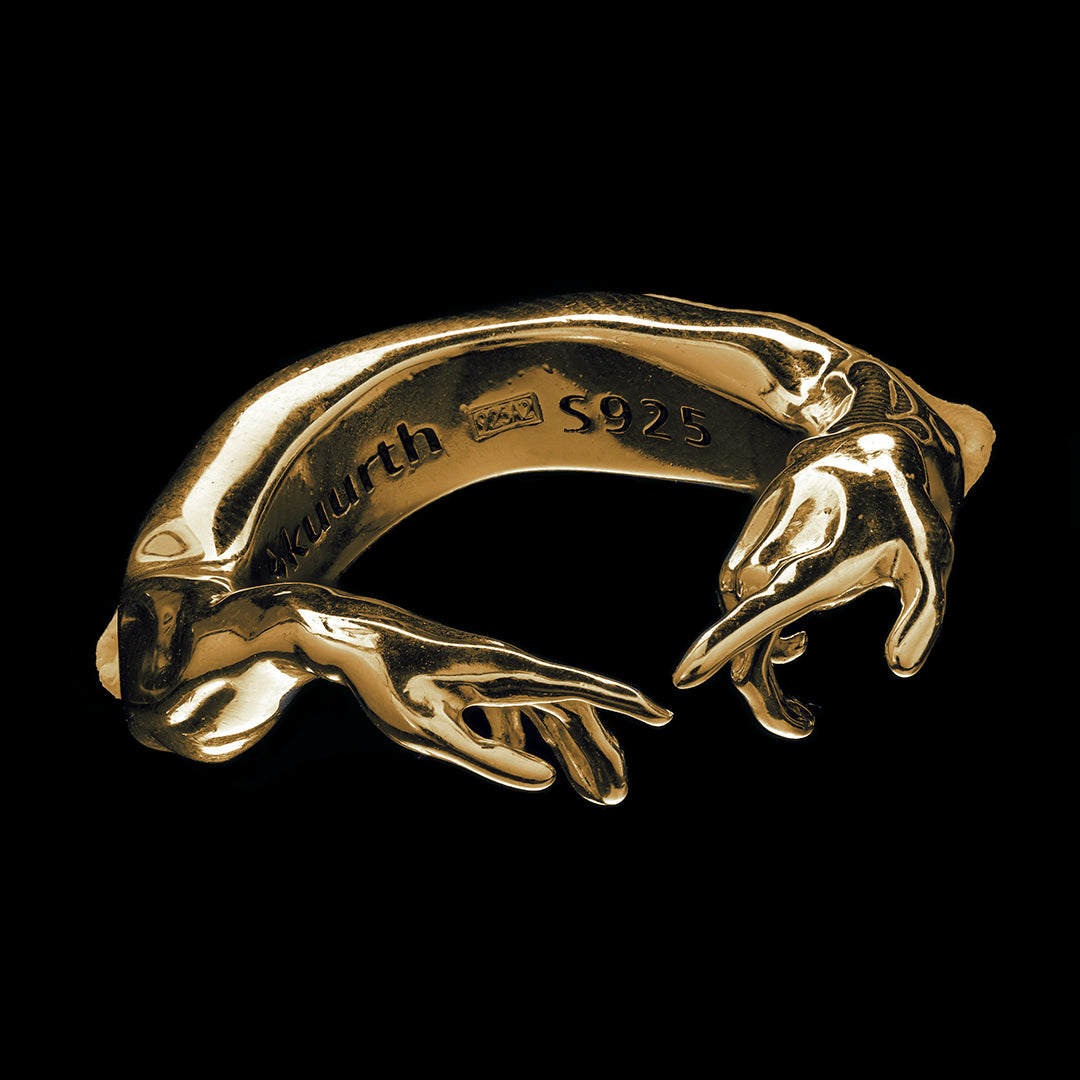 The creation of Adam - Gold Ring V2 – KUURTH