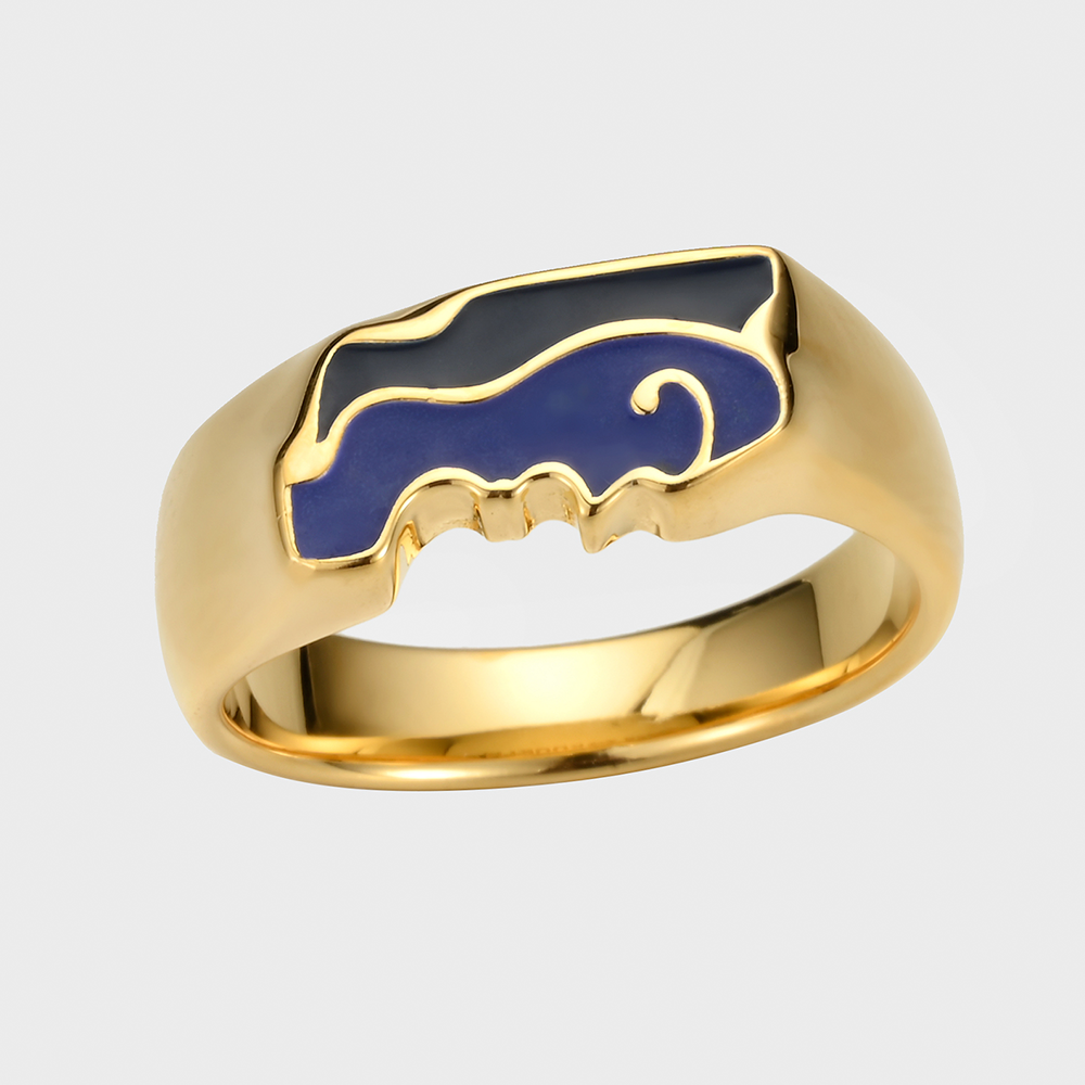 View into a Cafe - Gold Ring – KUURTH