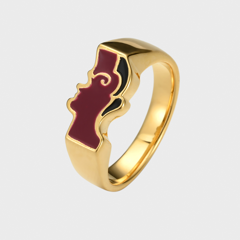 View into a Cafe - Gold Ring – KUURTH