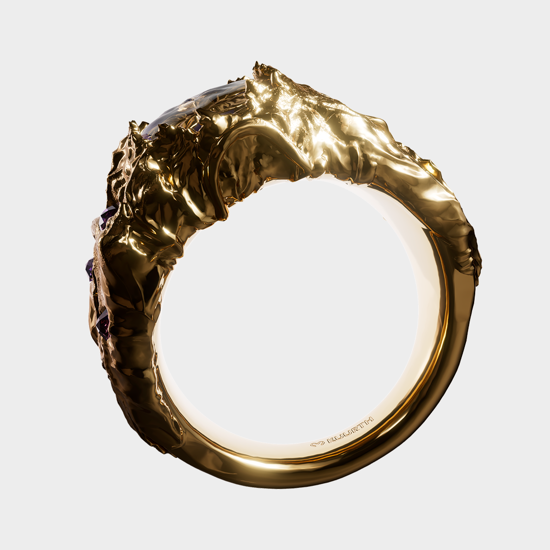 Baco - Purple Gold Ring – KUURTH