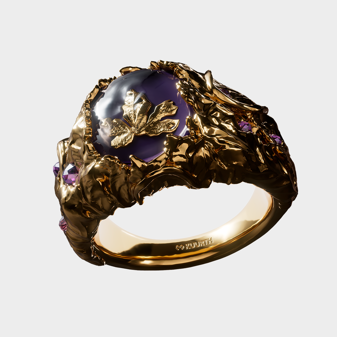 Baco - Purple Gold Ring – KUURTH