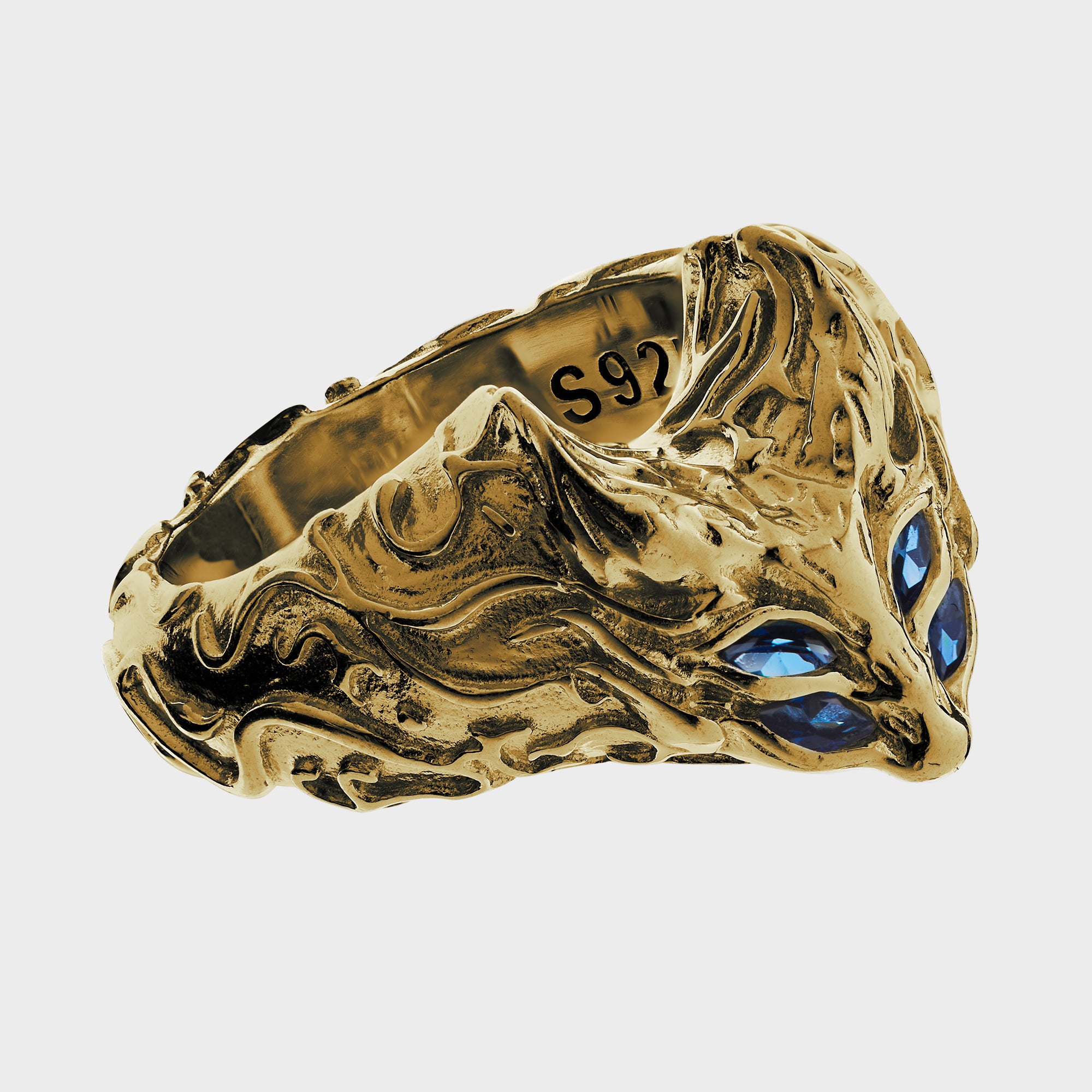 Kitsune - Gold S Ring – KUURTH