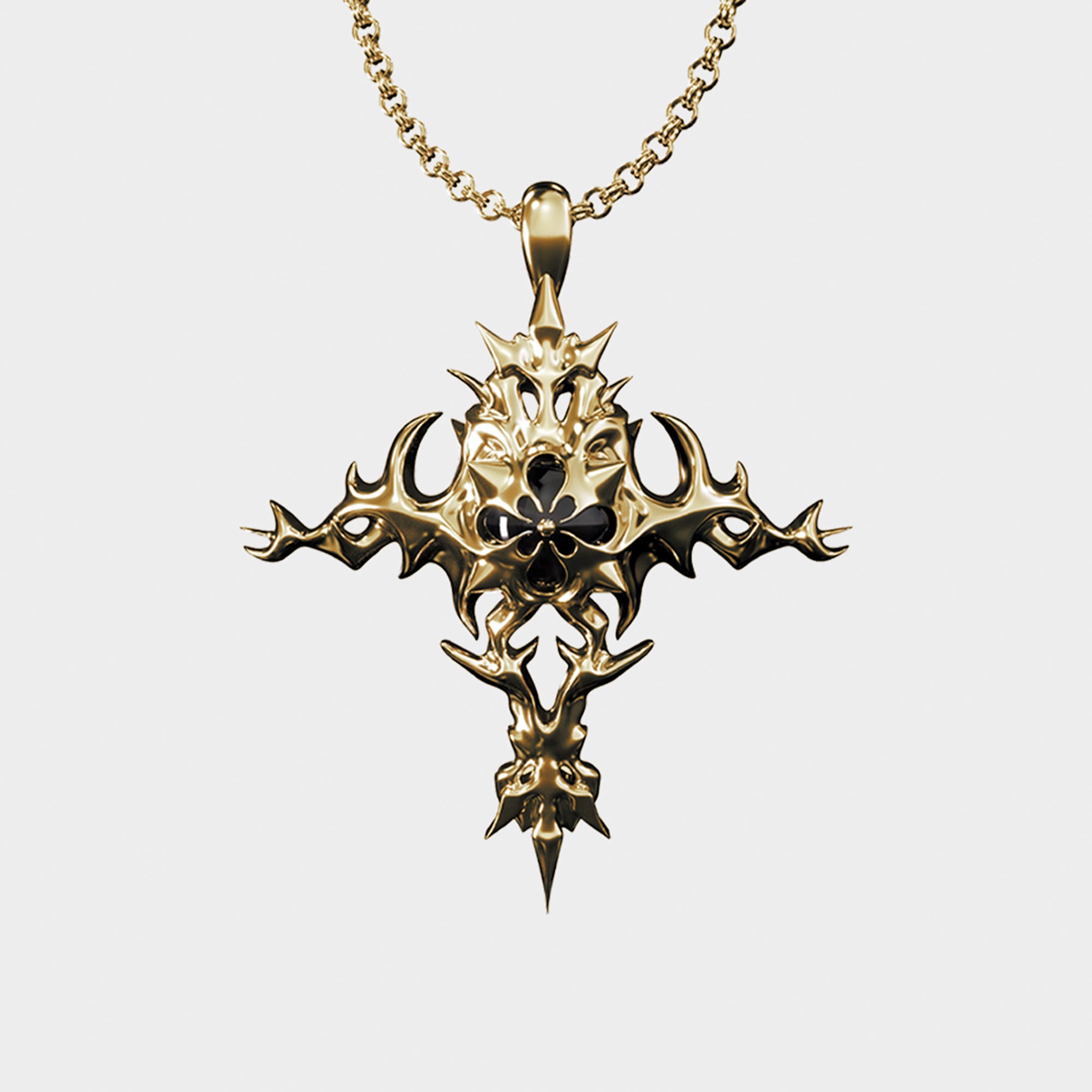 Tenebris - Gold Necklace – KUURTH